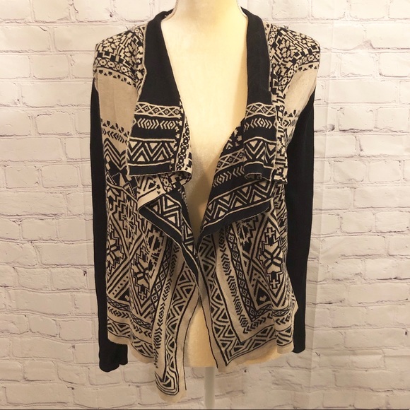 Lucky Brand | Sweaters | Lucky Brand Aztec Waterfall Openfront Cardigan ...